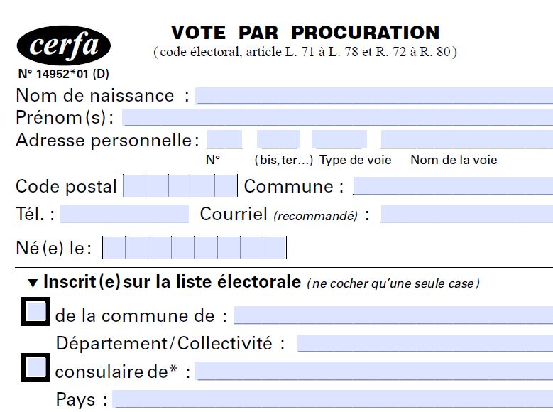 Municipales 2020 : pensez au vote par procuration ! | Ville de Bayeux